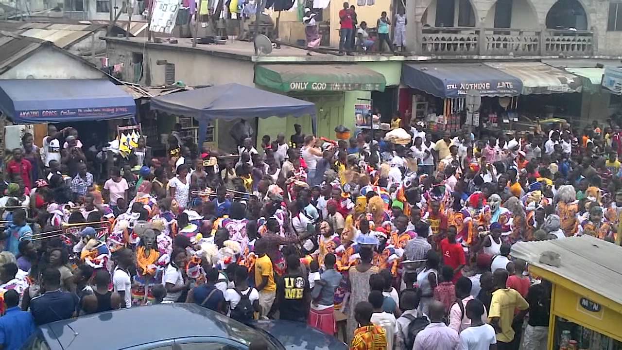 Takoradi OAKSE Masquerade Fancy Club 2011: Marching - YouTube