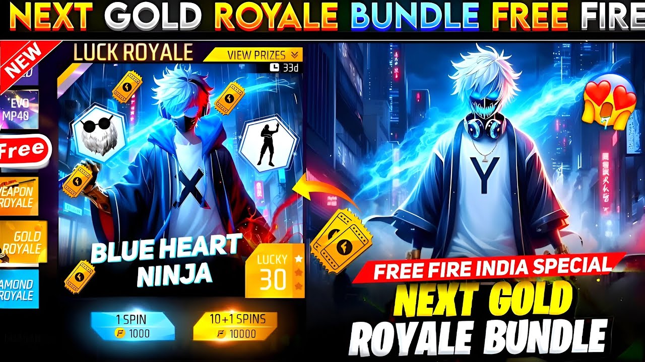 😍Next Gold Royale Free Fire | 100% Confirm🤯| Upcoming Gold Royale ...