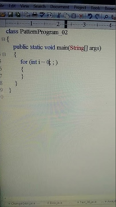 Java for beginners | PatternProgram_02 | Right angle triangle shape 📐 - YouTube