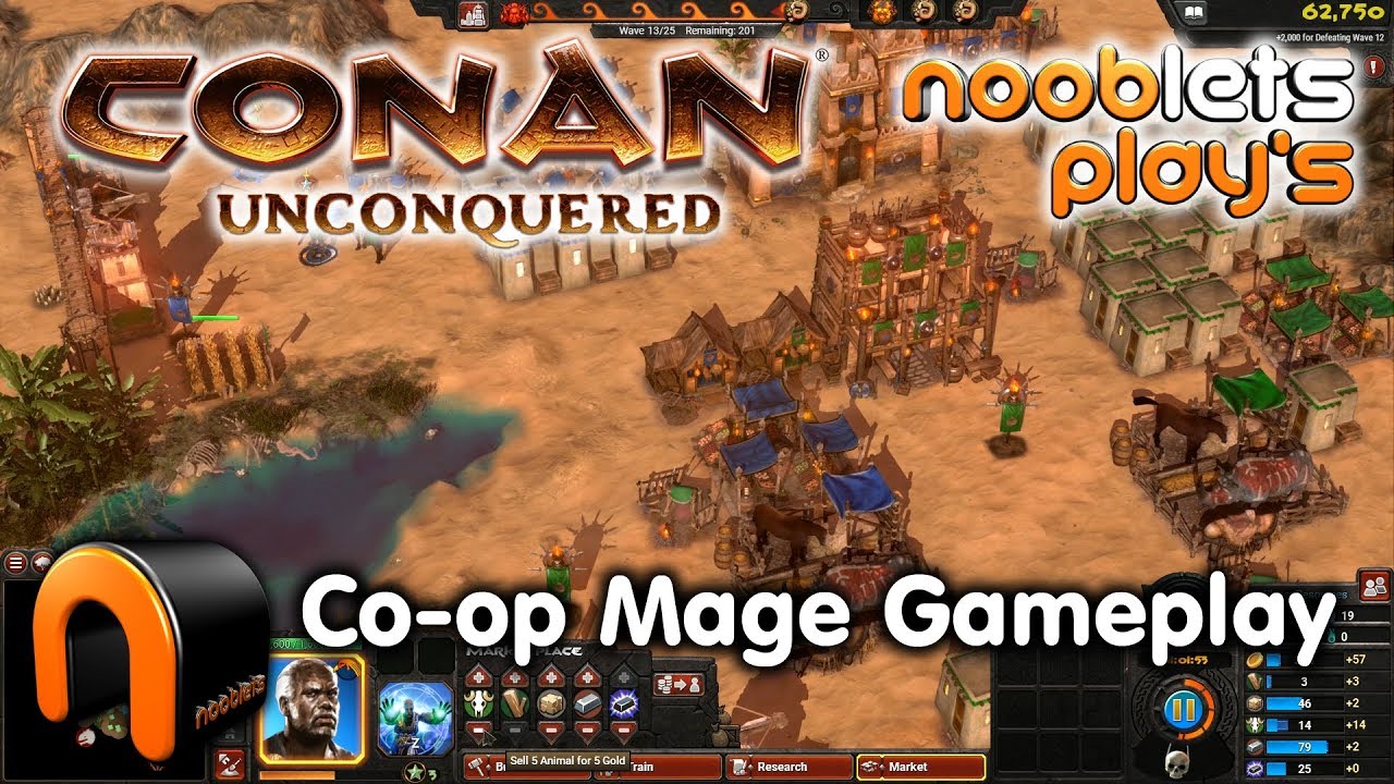 CONAN UNCONQUERED Mage Co-op Game Play - Nooblets Plays - YouTube