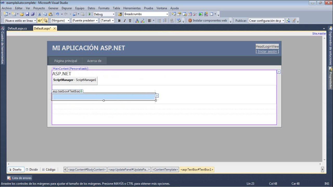 Usando Ajax AutoCompleteExtender [Ajax Control Toolkit + ASP.net] - YouTube