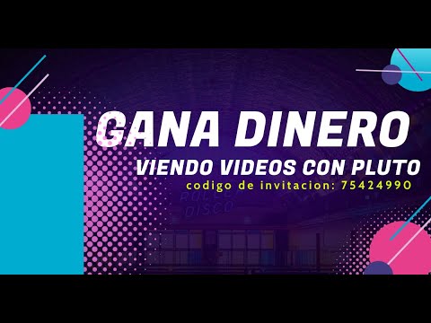 GANA DINERO VIENDO VIDEOS CON PLUTO - YouTube