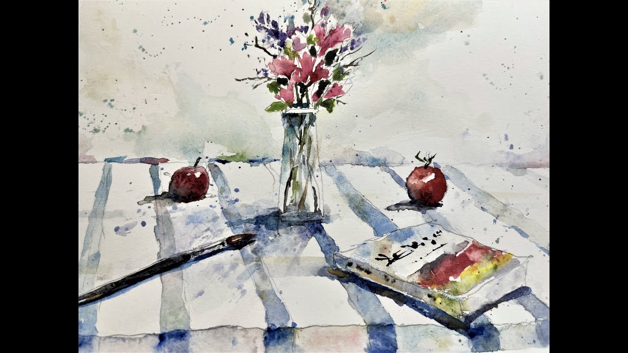 Watercolor Flower and Still Life Techniques - WATERCOLOR IN 5 - YouTube