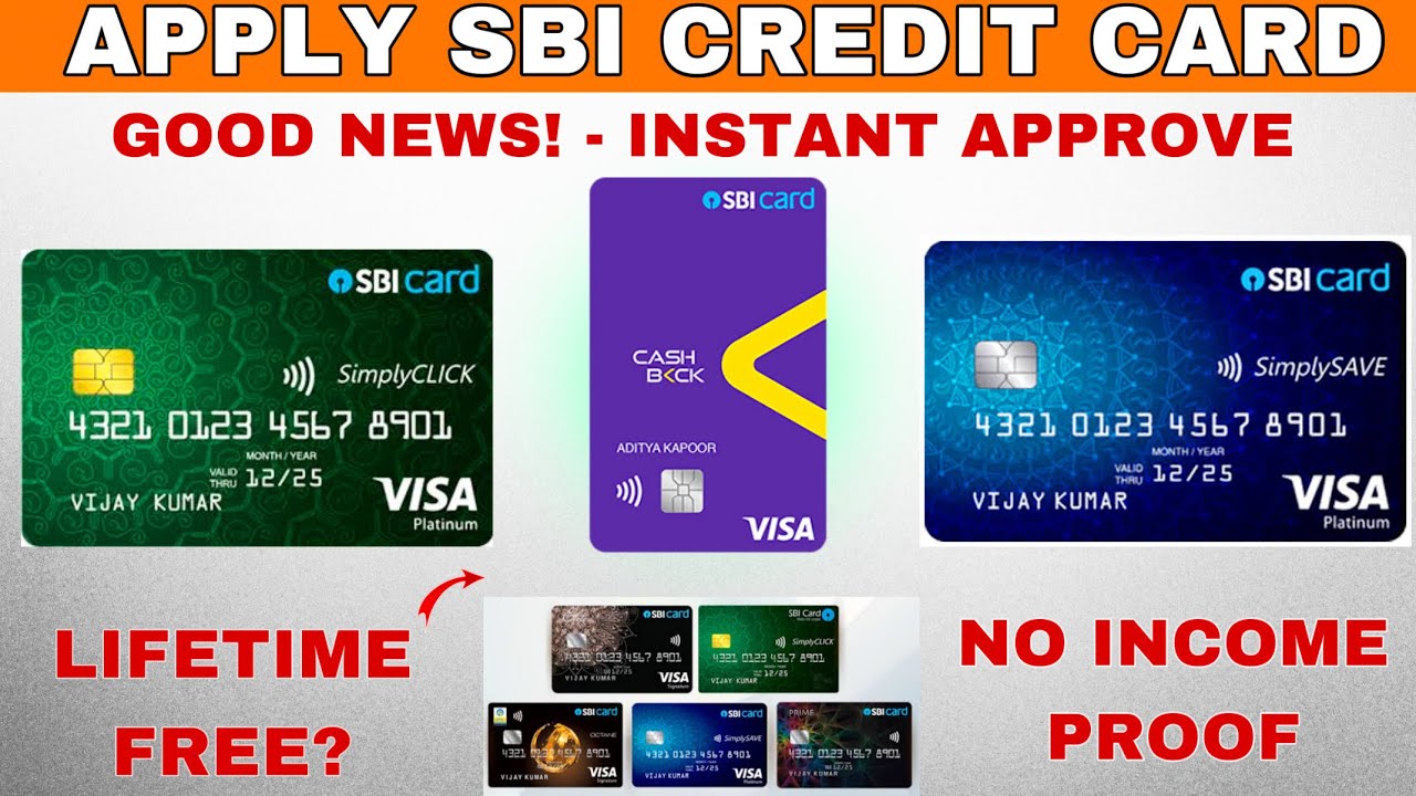 ONLINE APPLY - SBI BANK CREDIT CARD | LIFETIME FREE? | SBI CREDIT CARD ...
