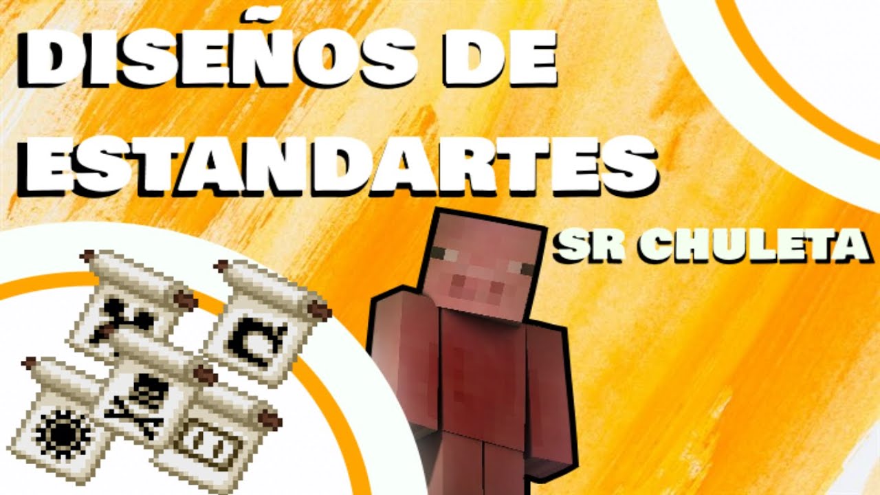 Como hacer los DISEÑOS de BANDERAS en Minecraft - YouTube