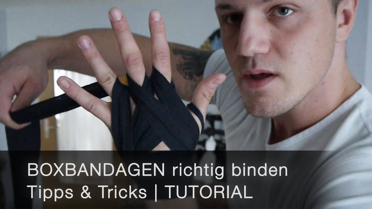 BOXBANDAGEN richtig binden - Tipps & Tricks | TUTORIAL | KAMPFSPORT ...