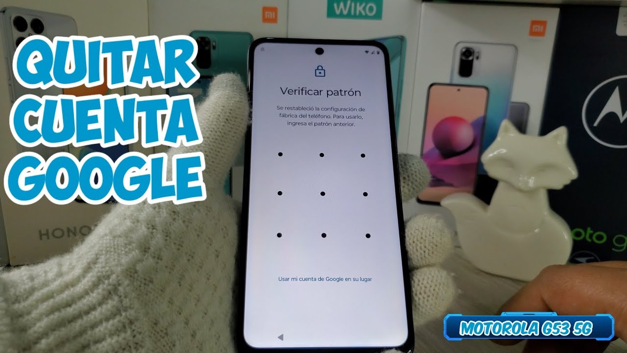 Eliminar Cuenta Google o Gmail Correo Electrónico Motorola Moto G53 5g ...