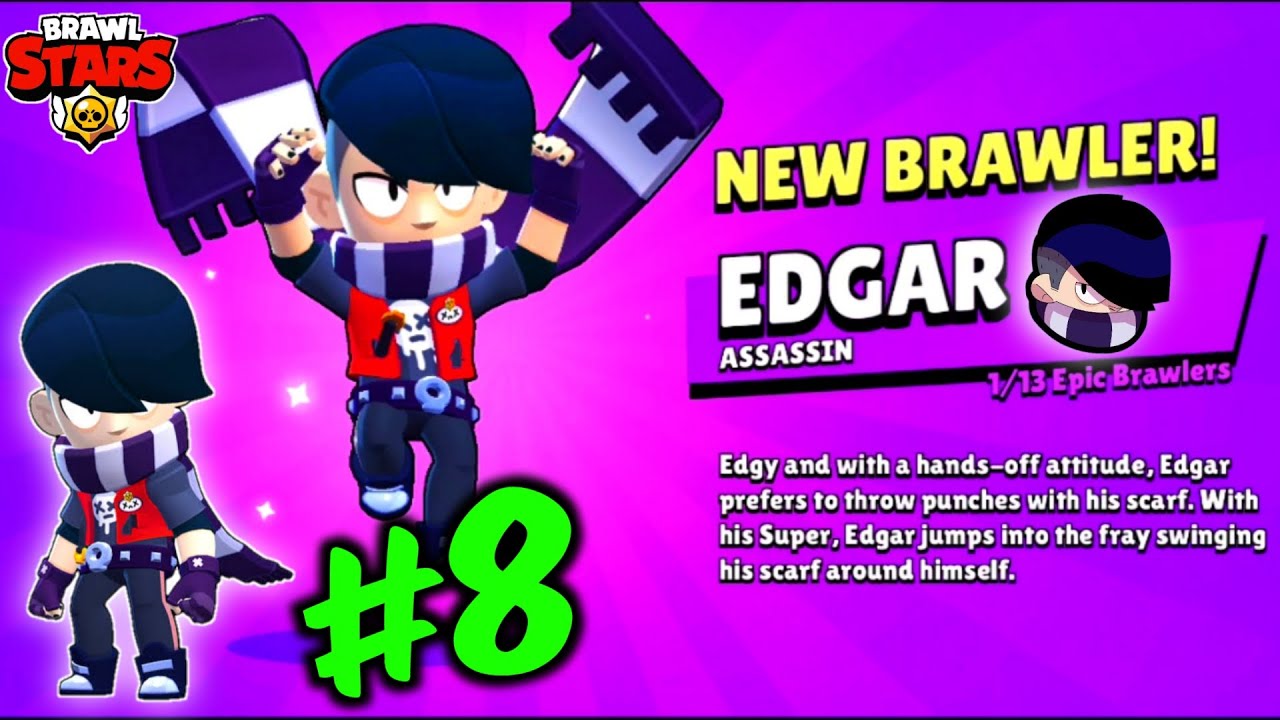 EDGAR NEW BRAWLER UNLOCK || Brawl Stars - YouTube