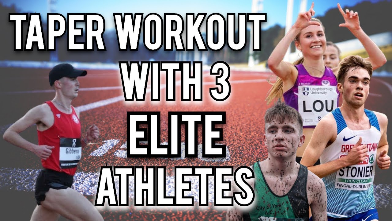 5K TAPER WORKOUT - WITH 3 ELITE ATHLETES?! - YouTube
