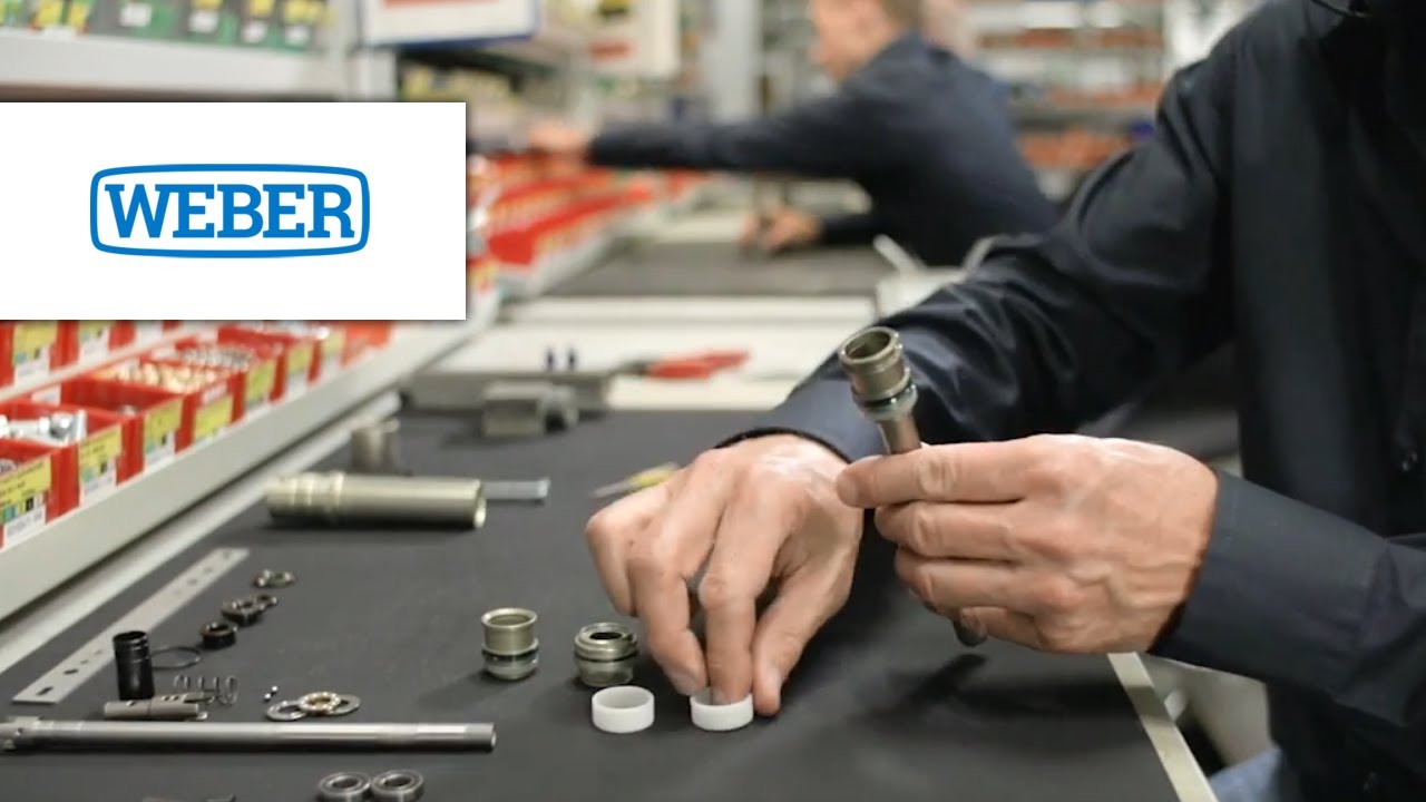 Assembly and use of a stationary screw spindle WEBER - YouTube