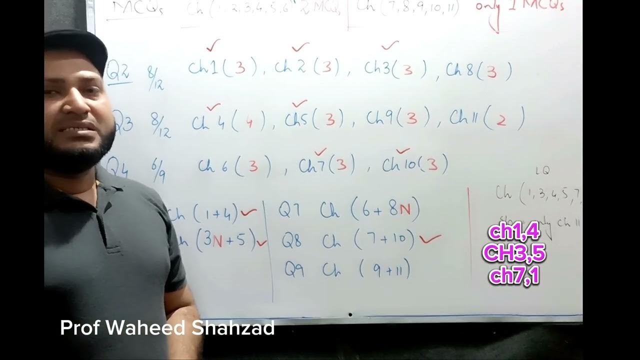 first chemistry got 85% mark just by 8 chapter /Prof Waheed Shahzad/@TheOrganicChemistryTutor ...