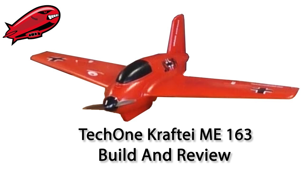 TechOne Kraftei Red ME 163 Build and Review - YouTube