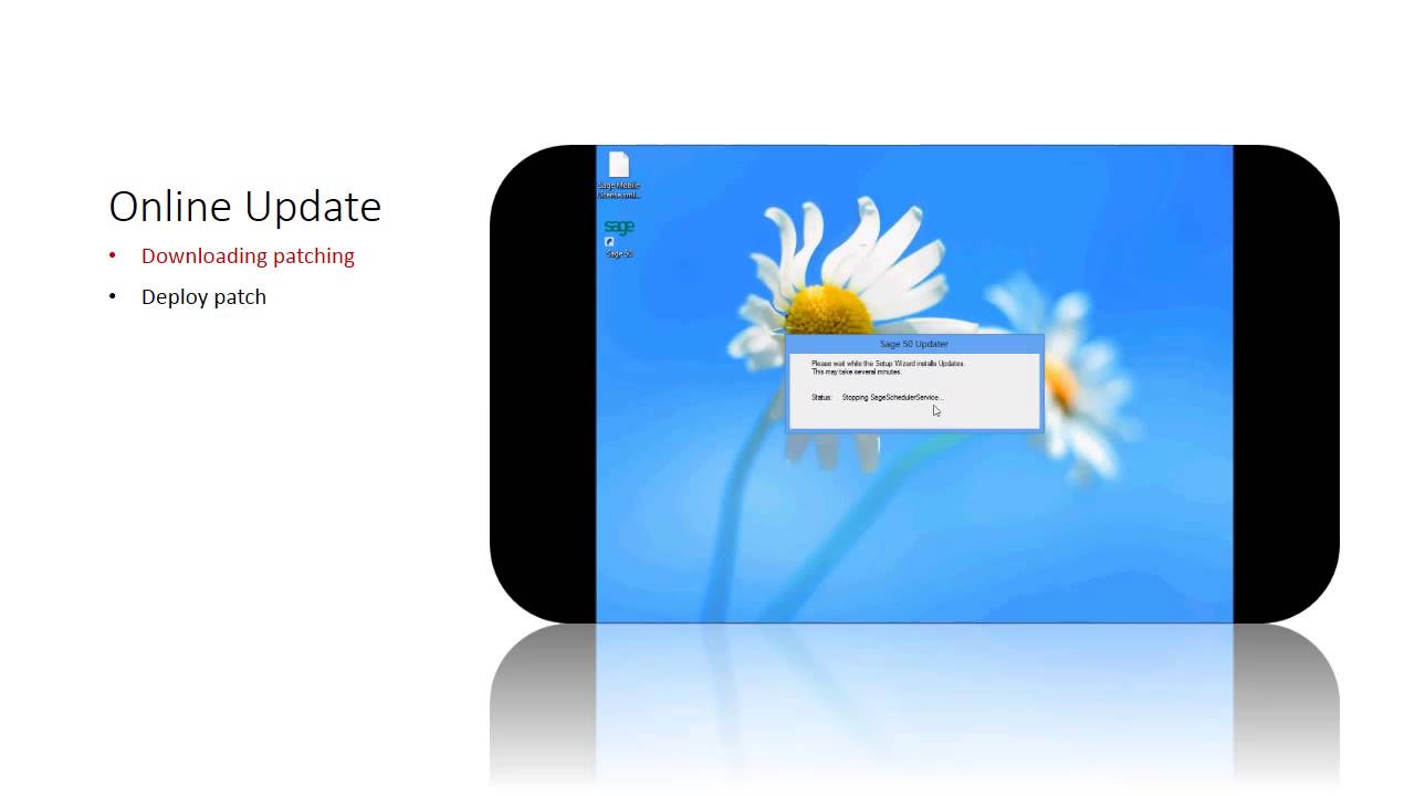 Sage 50 - Online Update - YouTube