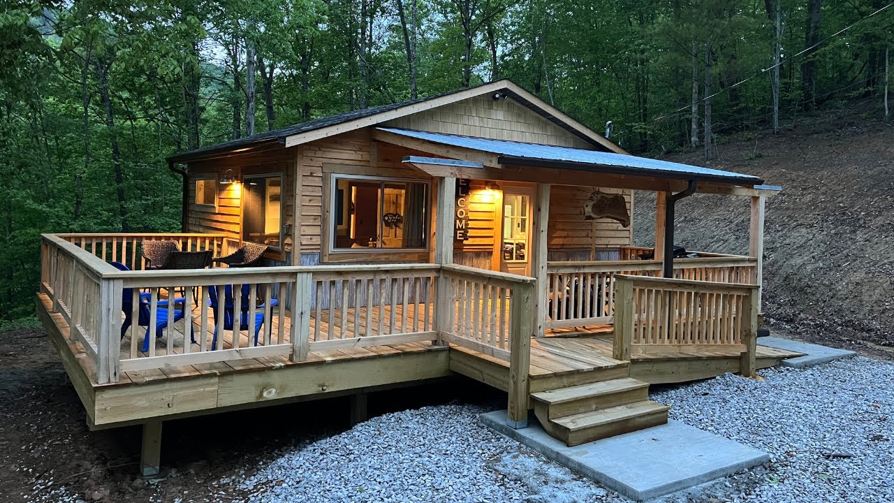 Secluded Mountain Cabin | Complete Build - YouTube