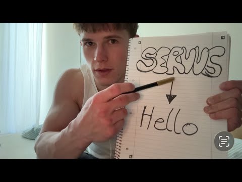 ASMR teaching you German Words 🇩🇪🇦🇹