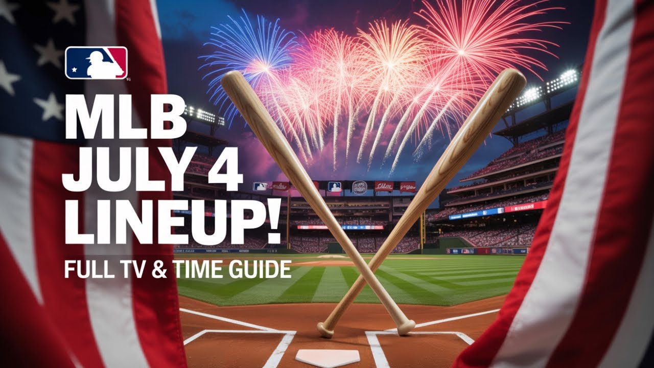 MLB July 4th Games Lineup 🇺🇸⚾ | Full Schedule, Broadcast Times ...