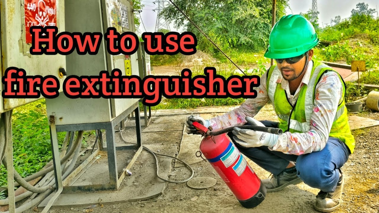 How to use fire extinguisher || fire extinguisher training video || in ...