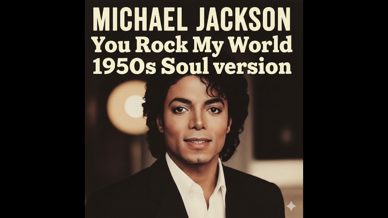 MICHAEL JACKSON You Rock My World (1950s A.I Soul Reimagined Version ...
