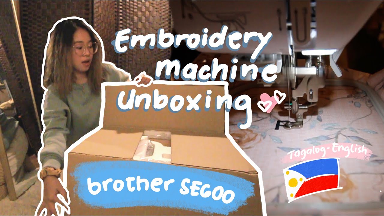 Unboxing My First Embroidery Machine + Brother SE600 - YouTube