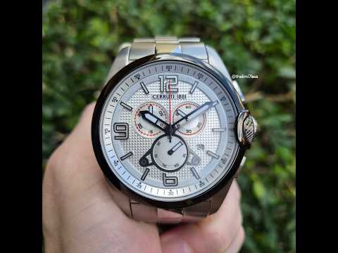 Jam tangan Cerruti 1881 quartz chronograph swiss movement ref CRA088 dengan butterfly strap