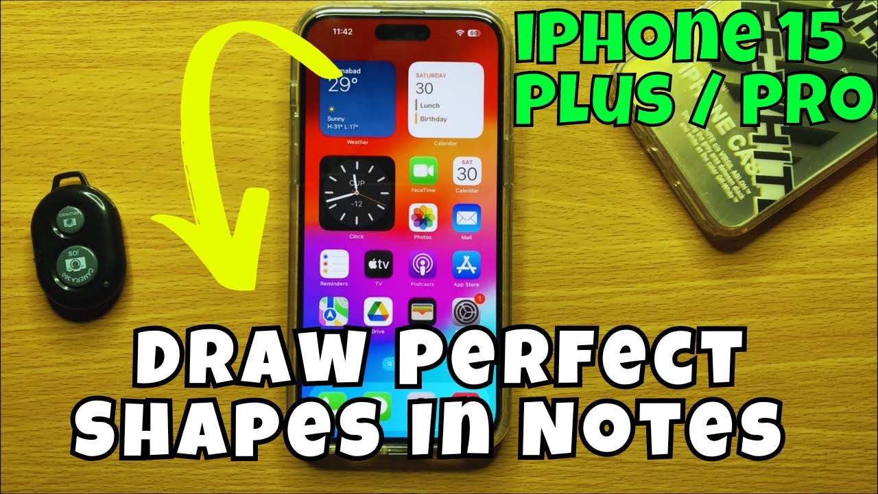 iPhone 15 / Plus / Pro Draw Perfect Shapes In Notes (Square/Arrow ...
