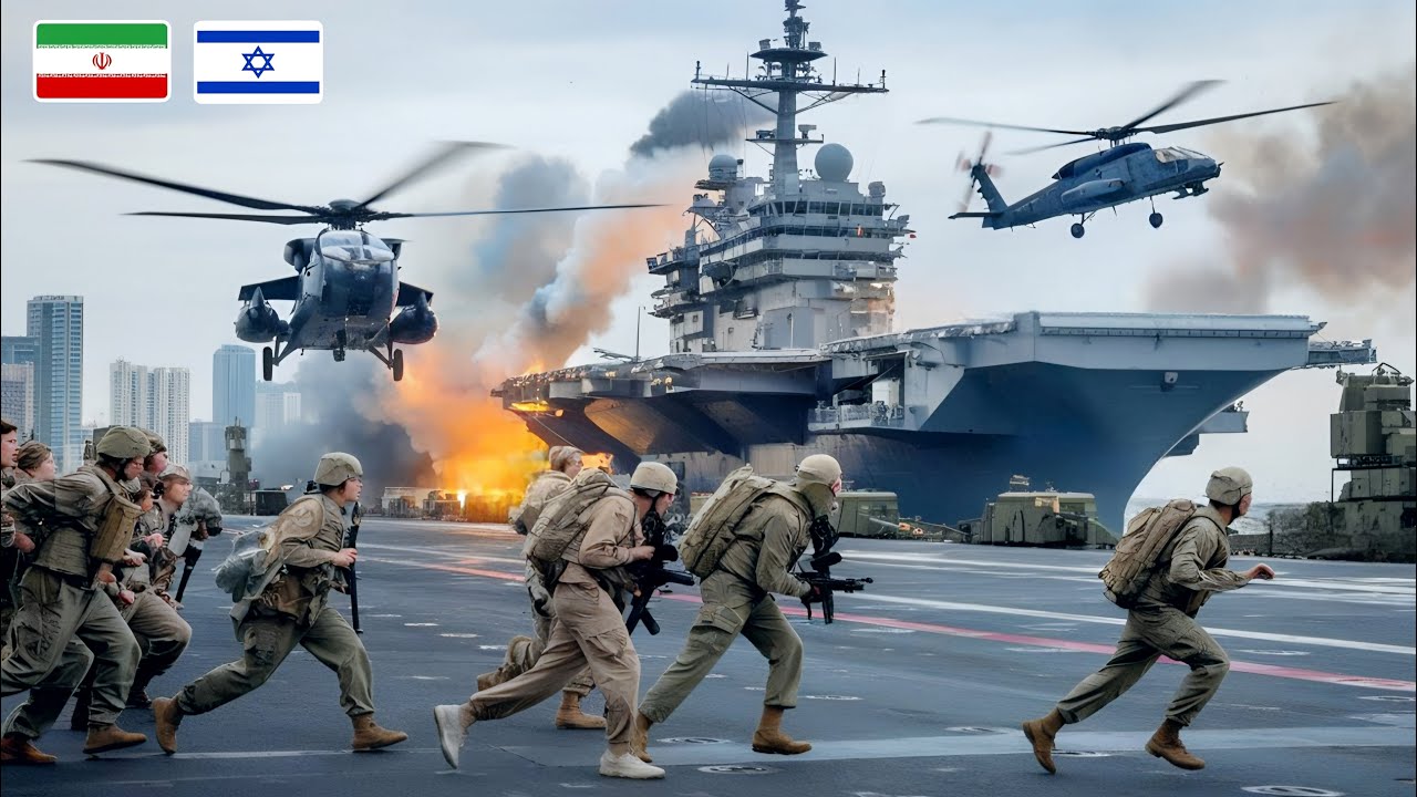 Today! Israeli Naval Base Destroyed by Iranian KA-52 Helicopter - YouTube