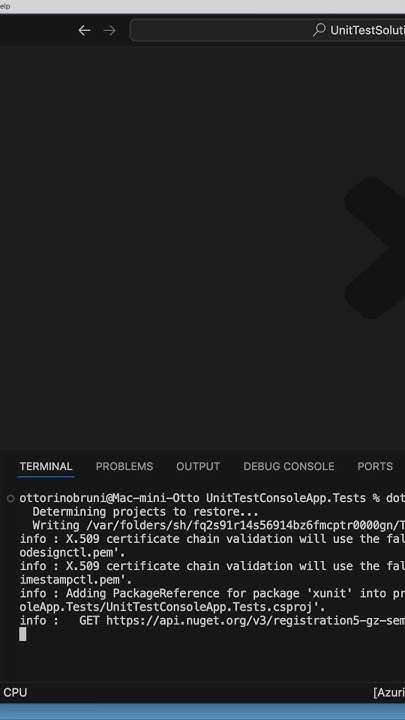 How to Use xUnit for Unit Testing in .NET Project Using C# in VSCode ...