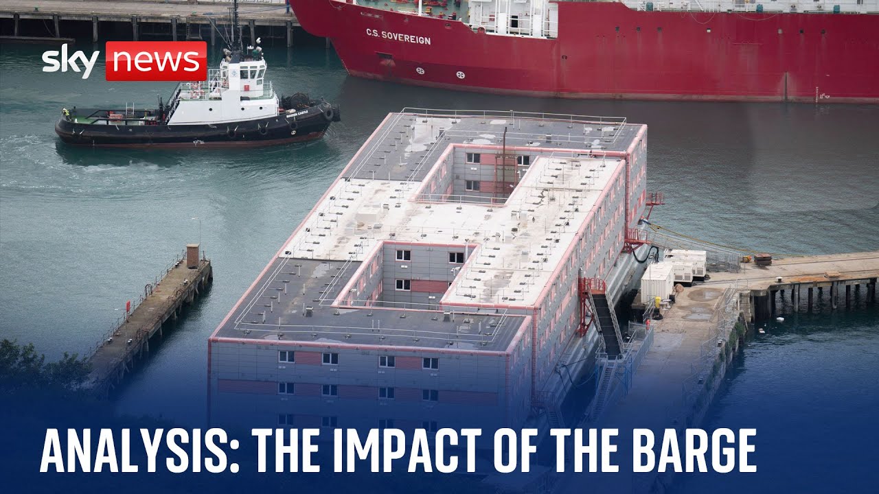 Migrant housing: What difference could the barge make? - YouTube