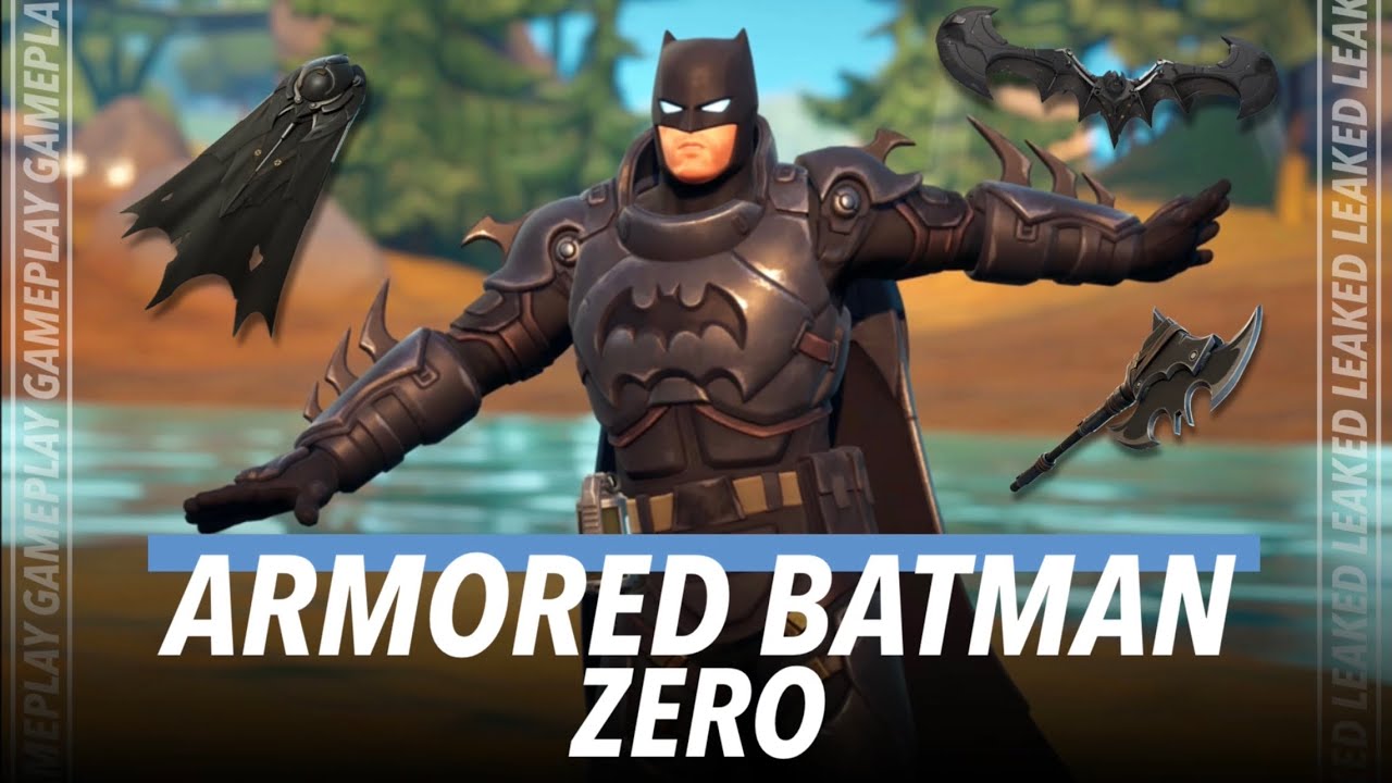 LEAKED “ARMORED BATMAN ZERO” SKIN GAMEPLAY!!! (Comic Batman) - Fortnite ...