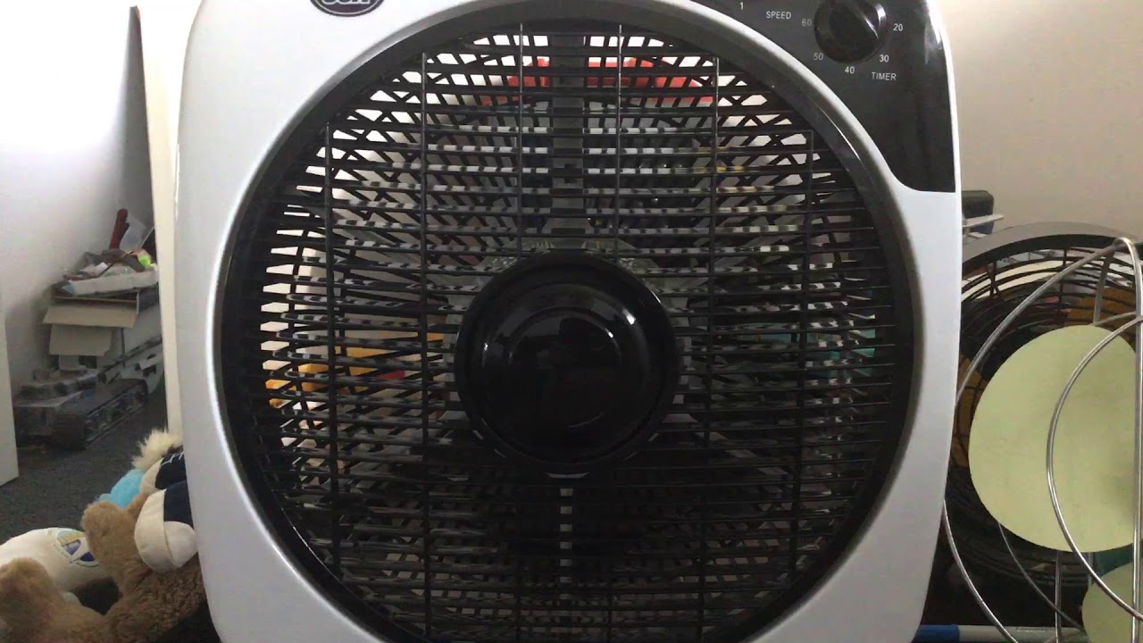 SCA gyro box fan - YouTube