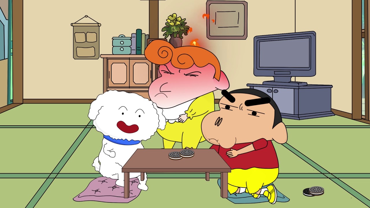 Crayon Shin Chan - Best Funny Moment Of Shin Chan With Cookies - YouTube
