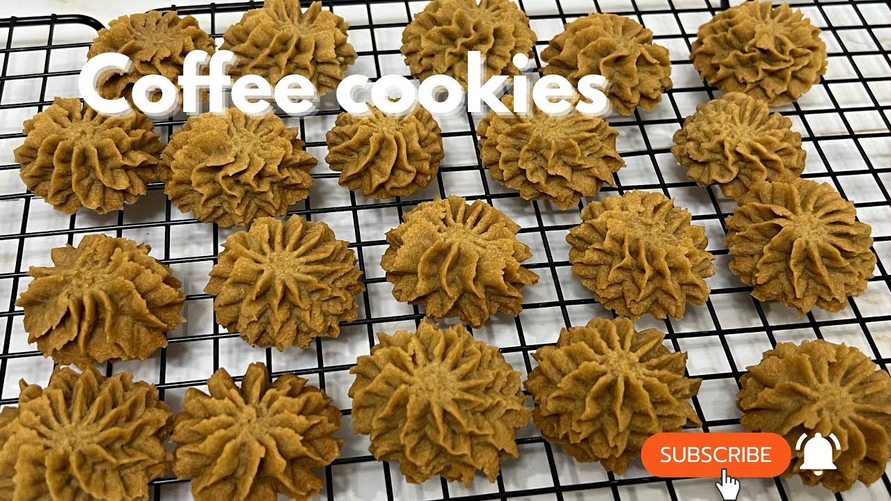 Coffee cookies | kue kering - YouTube