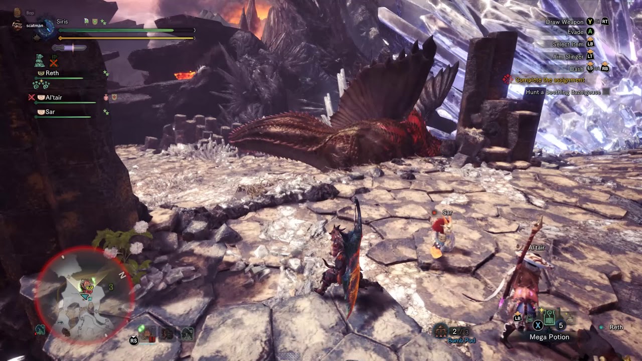 weird glitchy monster repositioning - YouTube
