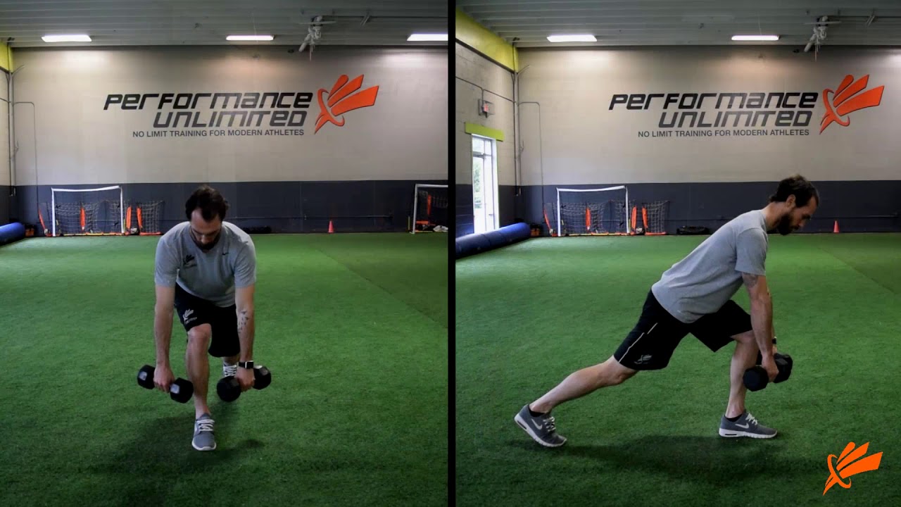 DUMBBELL STAGGER BENT-OVER ROW | Performance Unlimited - YouTube