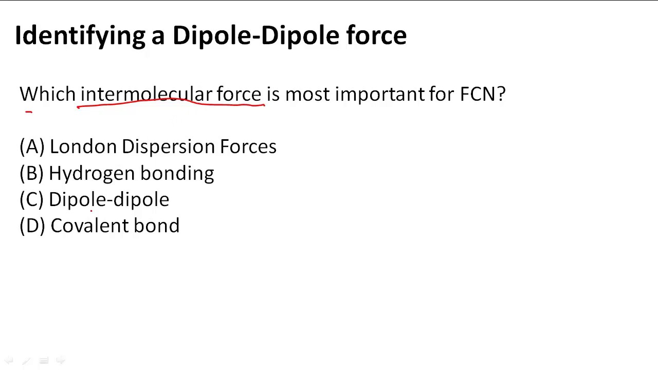 Identifying a Dipole-Dipole force - YouTube
