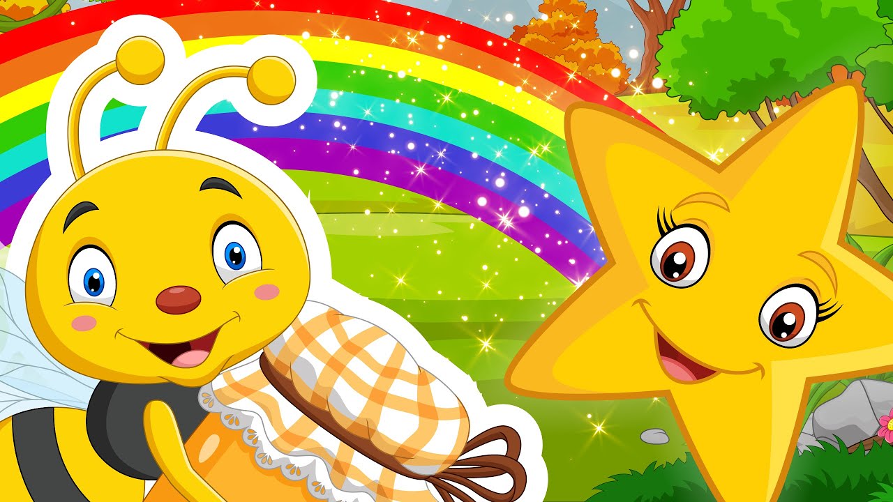 Honey Bee + Twinkle Twinkle Little Star Dance Nursery Rhymes & Baby ...