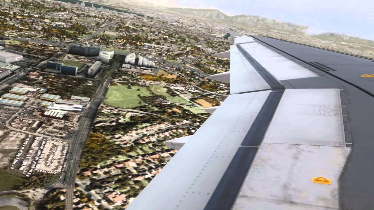 FSX - Edelweiss Departure Geneva Cointrin Airport A320 - YouTube