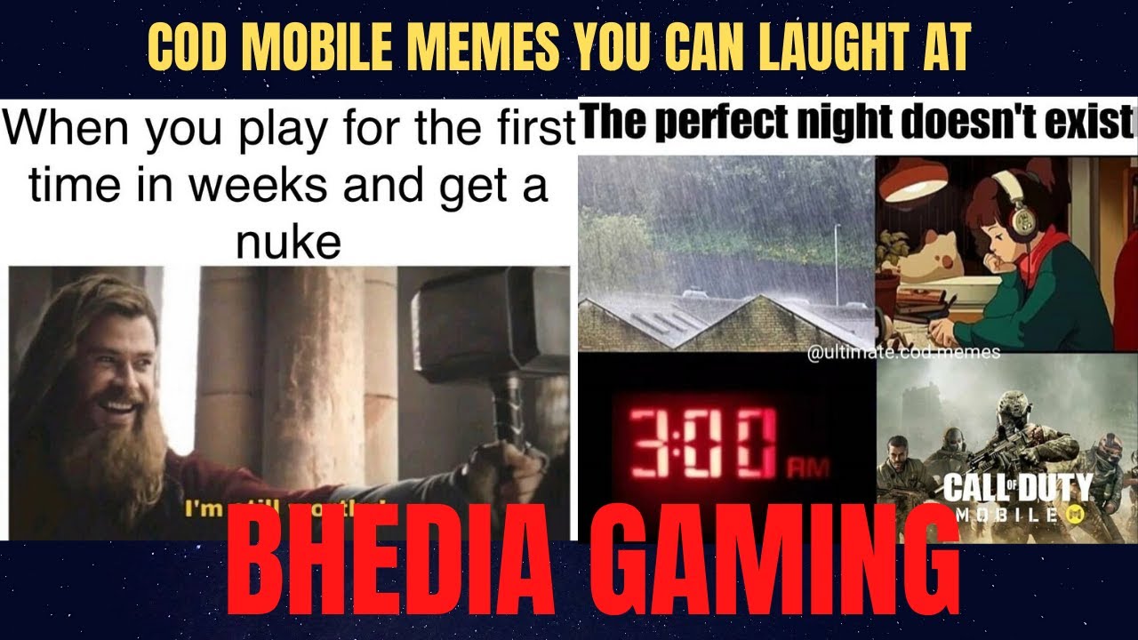 Some COD:Mobile Memes You can laugh At || Bhedia Gaming || Subscribe ...
