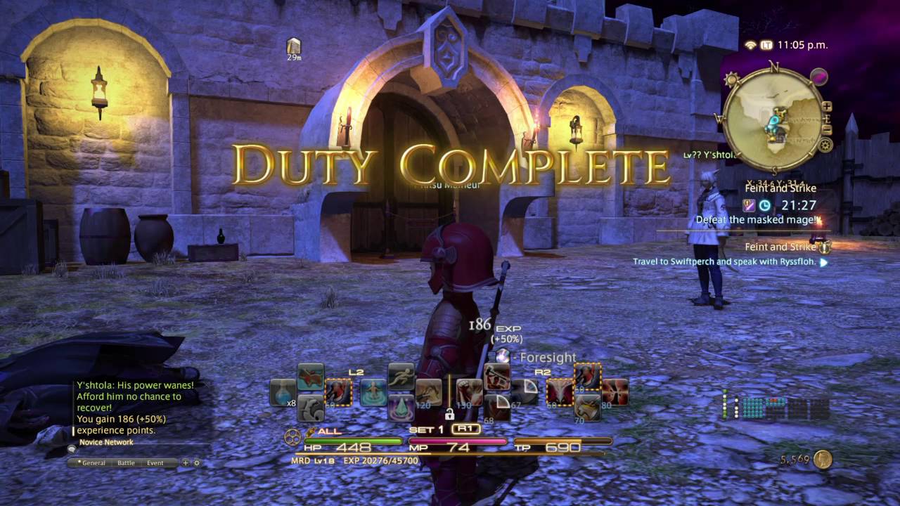 FINAL FANTASY XIV Feint and Strike - YouTube