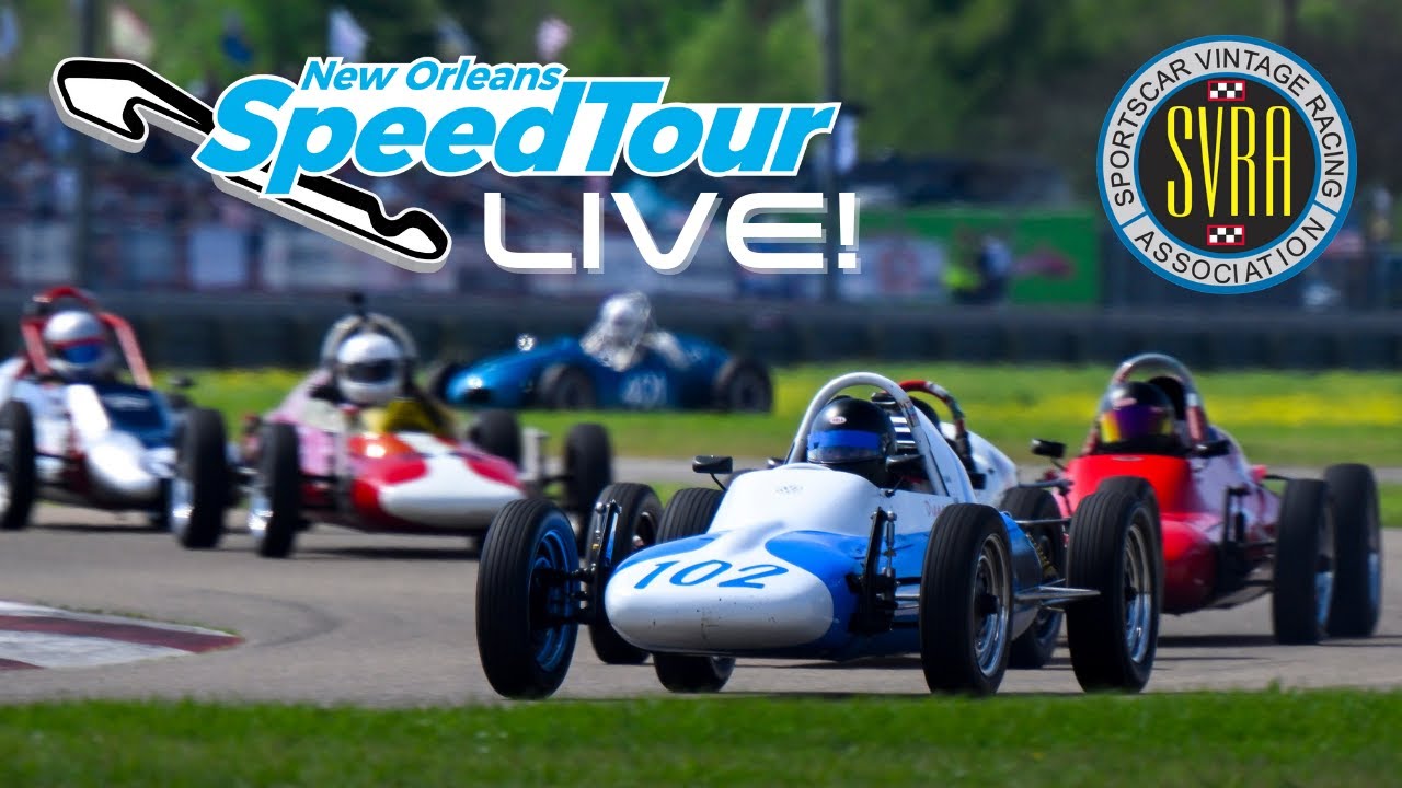 SVRA Formula Vee NetJets Feature Race at NOLA 2023 - YouTube