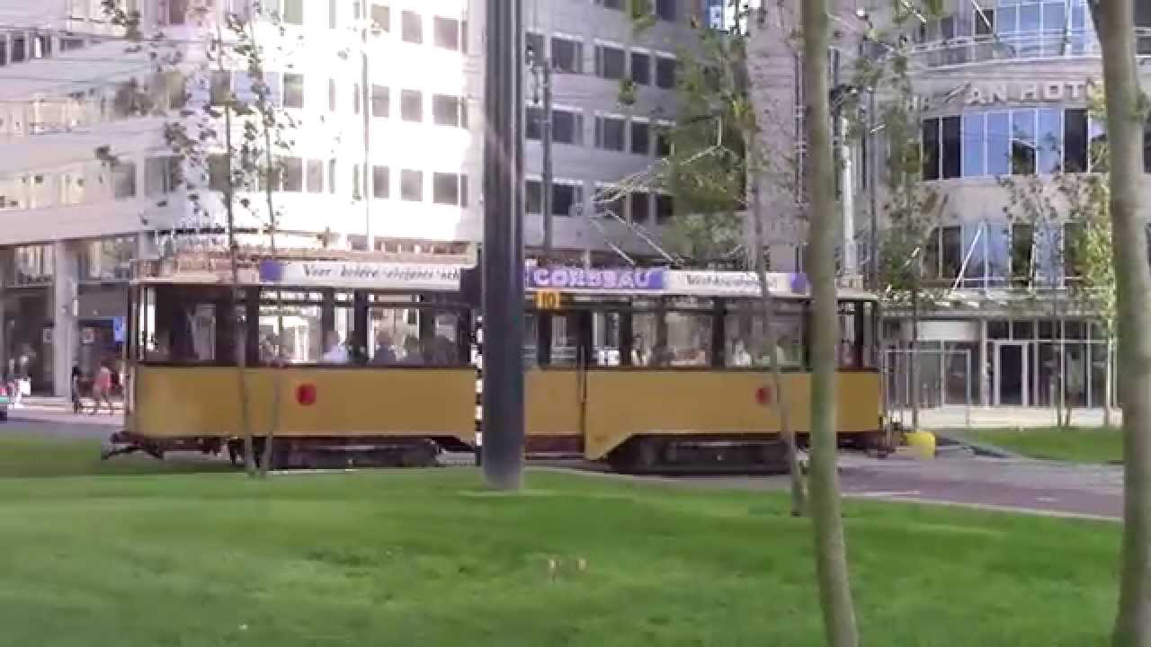 Trams bij Rotterdam Centraal Trams at Rotterdam Centraal Station - YouTube