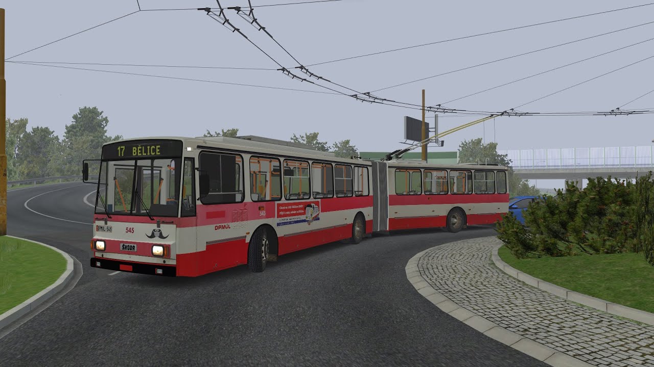 SIMT MHD - Linka 17 Škoda 15Tr DPMUL #545 - YouTube