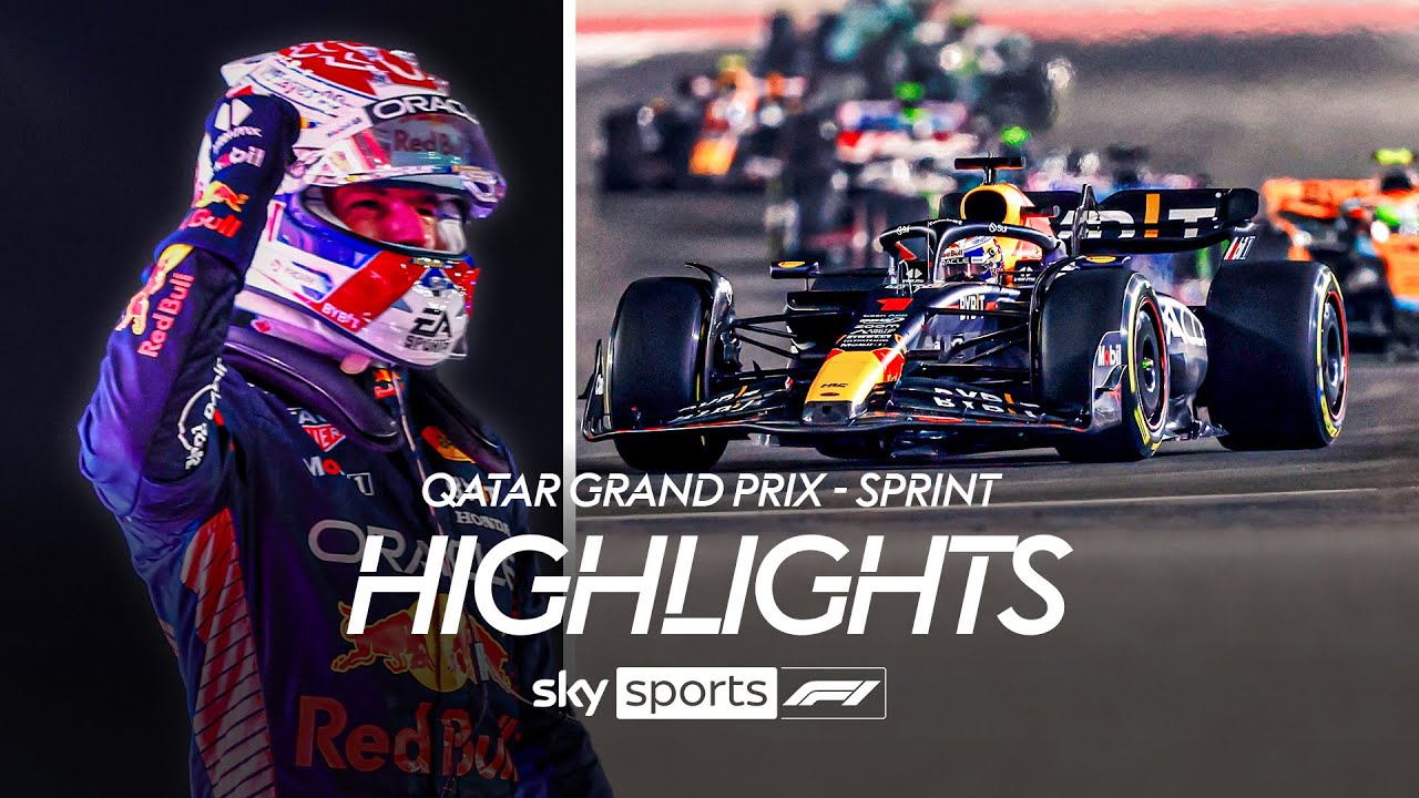 MAX CROWNED THREE-TIME CHAMP! | SPRINT HIGHLIGHTS! 2023 Qatar Grand ...