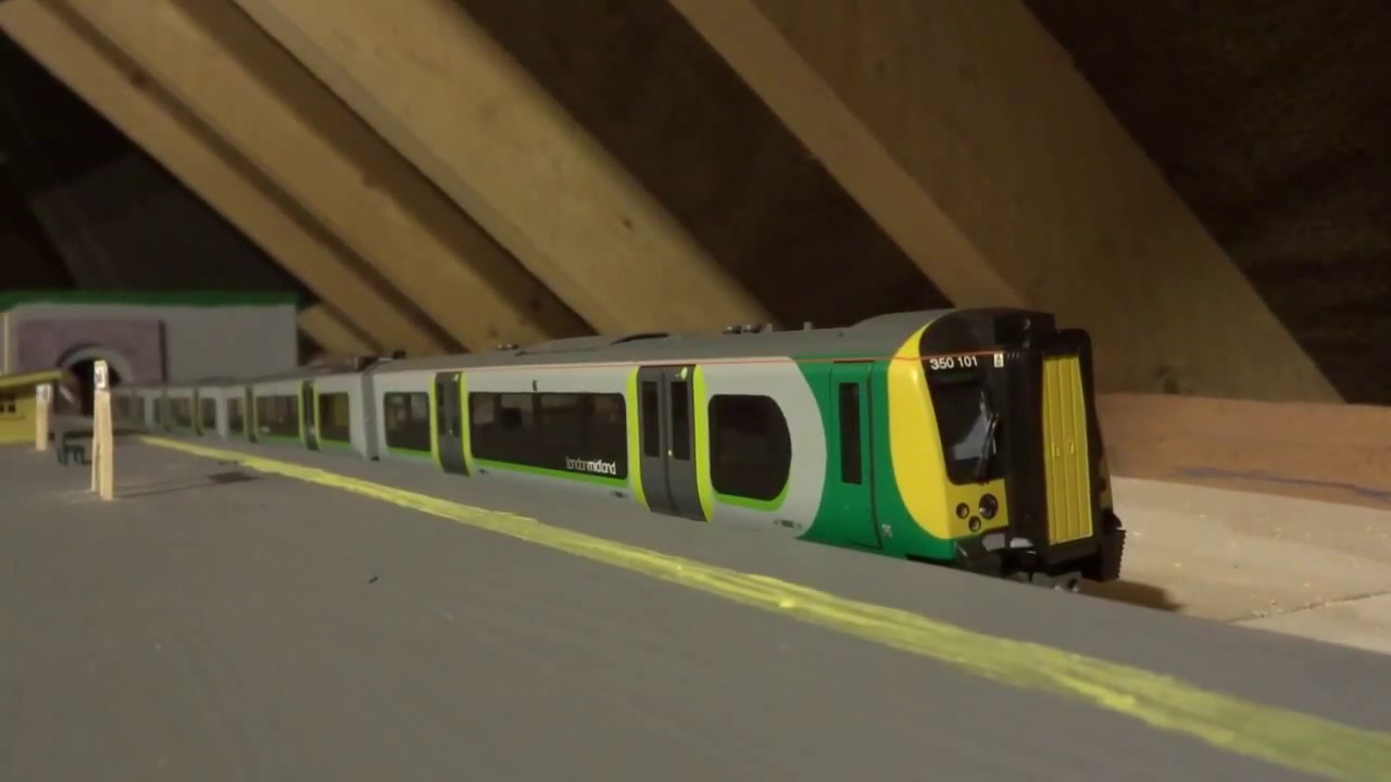 My OO Gauge Loft Model Railway Video 21 - Class 350, Class 390 & Class ...