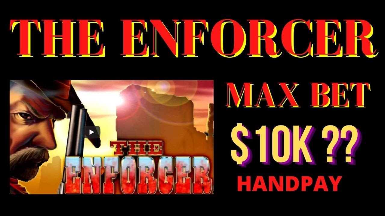 ENFORCER SLOT MACHINE JACKPOT HAND PAYS BIGGEST CASINO SLOT WIN HIGH ...
