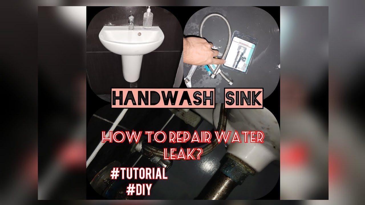 hand wash sink,easy repair water leak,tutorial&diy.(tagalog) - YouTube
