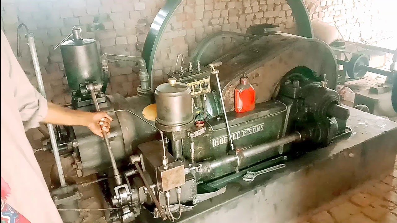 Desi old Black Engine 20HP 275RPM Amazing Technology With Working ...