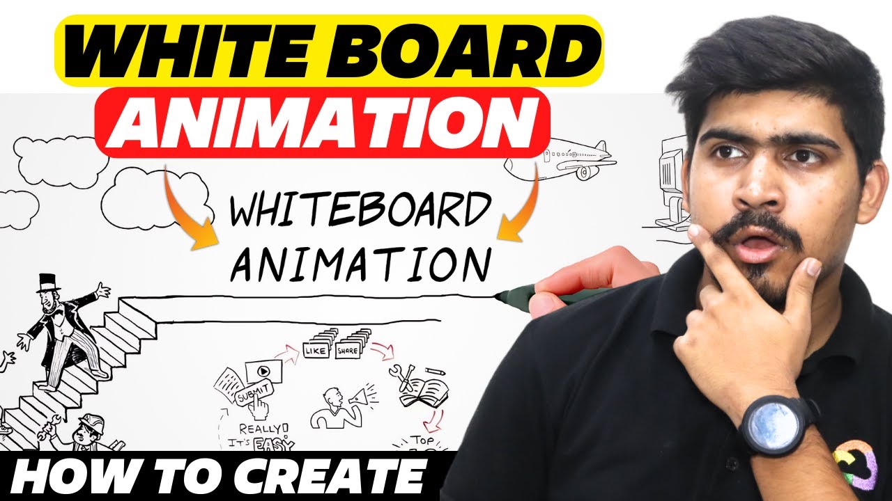 How to Create a Whiteboard Animation - Whiteboard Animation Video Kaise ...