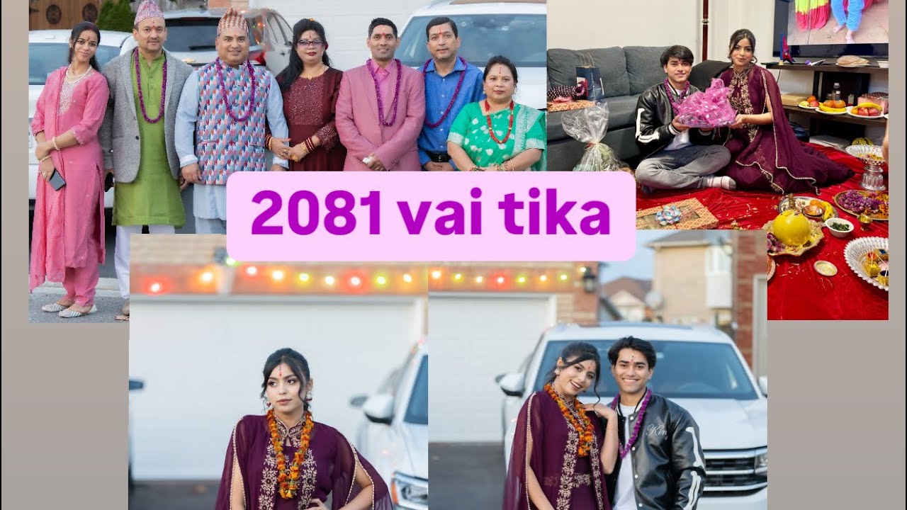 2081 vai tika | nepali vlog | cover video tihar instrumental music | 🇳🇵 ...