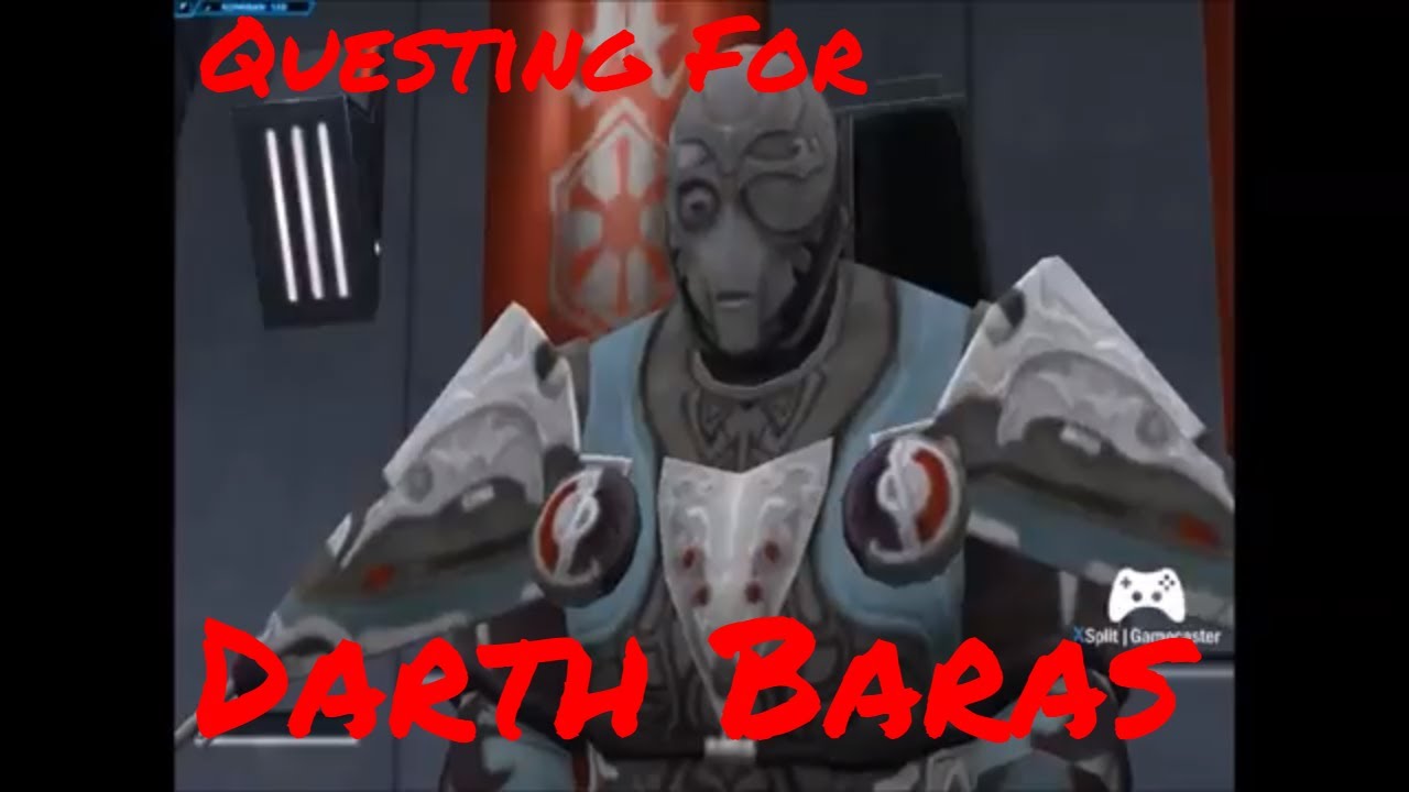 Sith Warrior Playthrough Episode 3: Questing for Darth Baras - YouTube